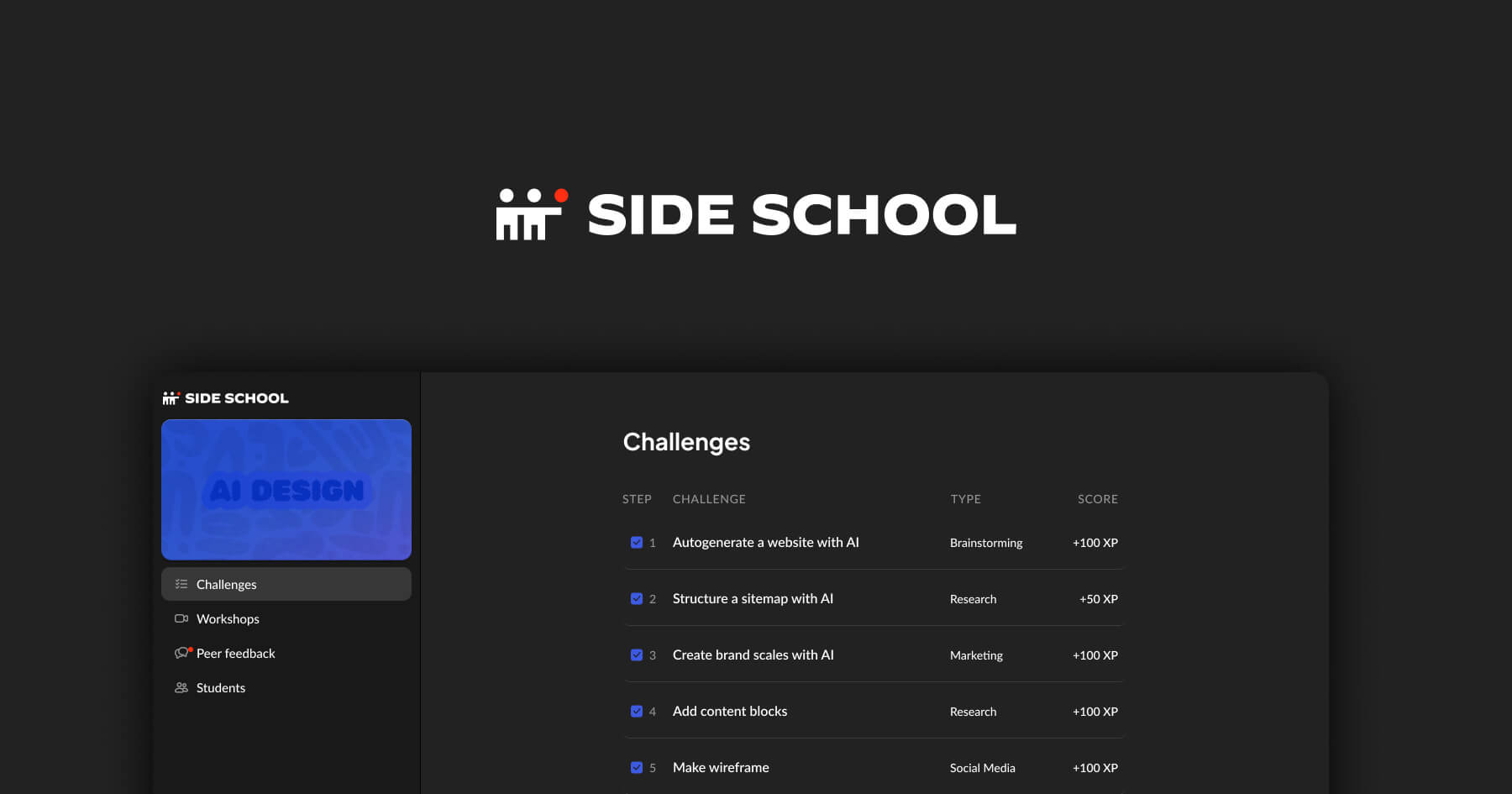 Side School Platform